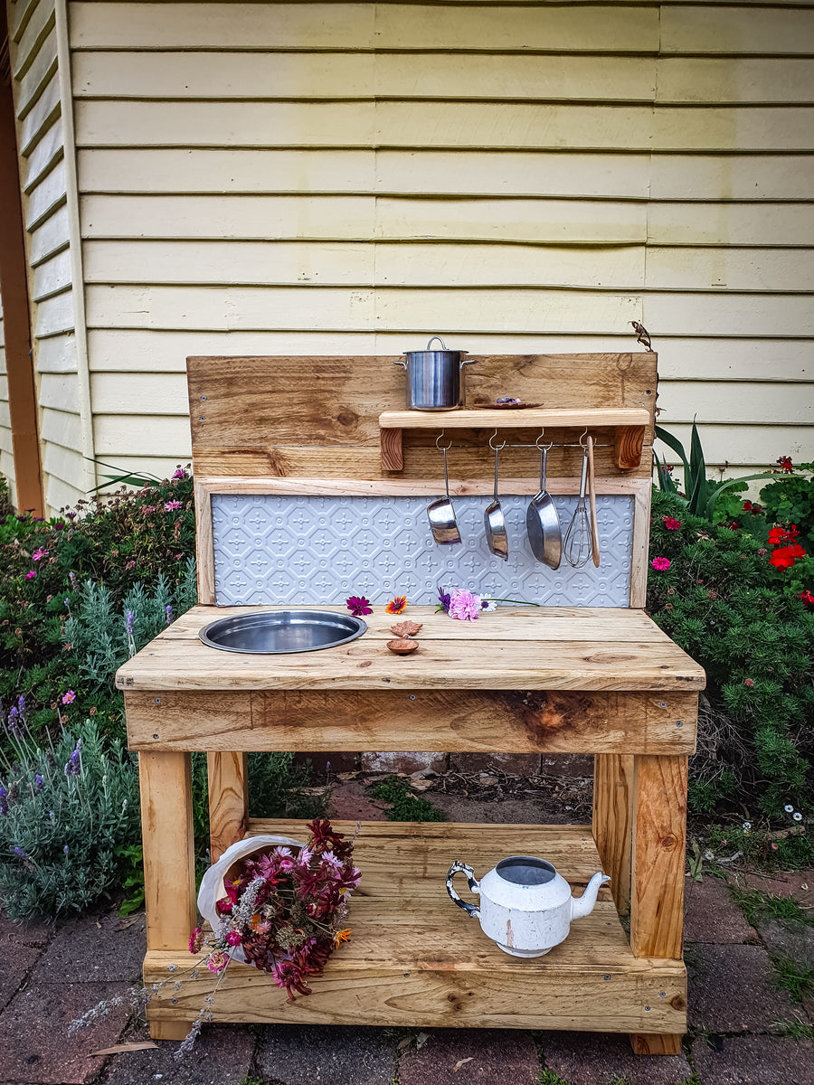 Little Hipster Kitchens Midi Mud Kitchen – Muddy Play Kitchens
