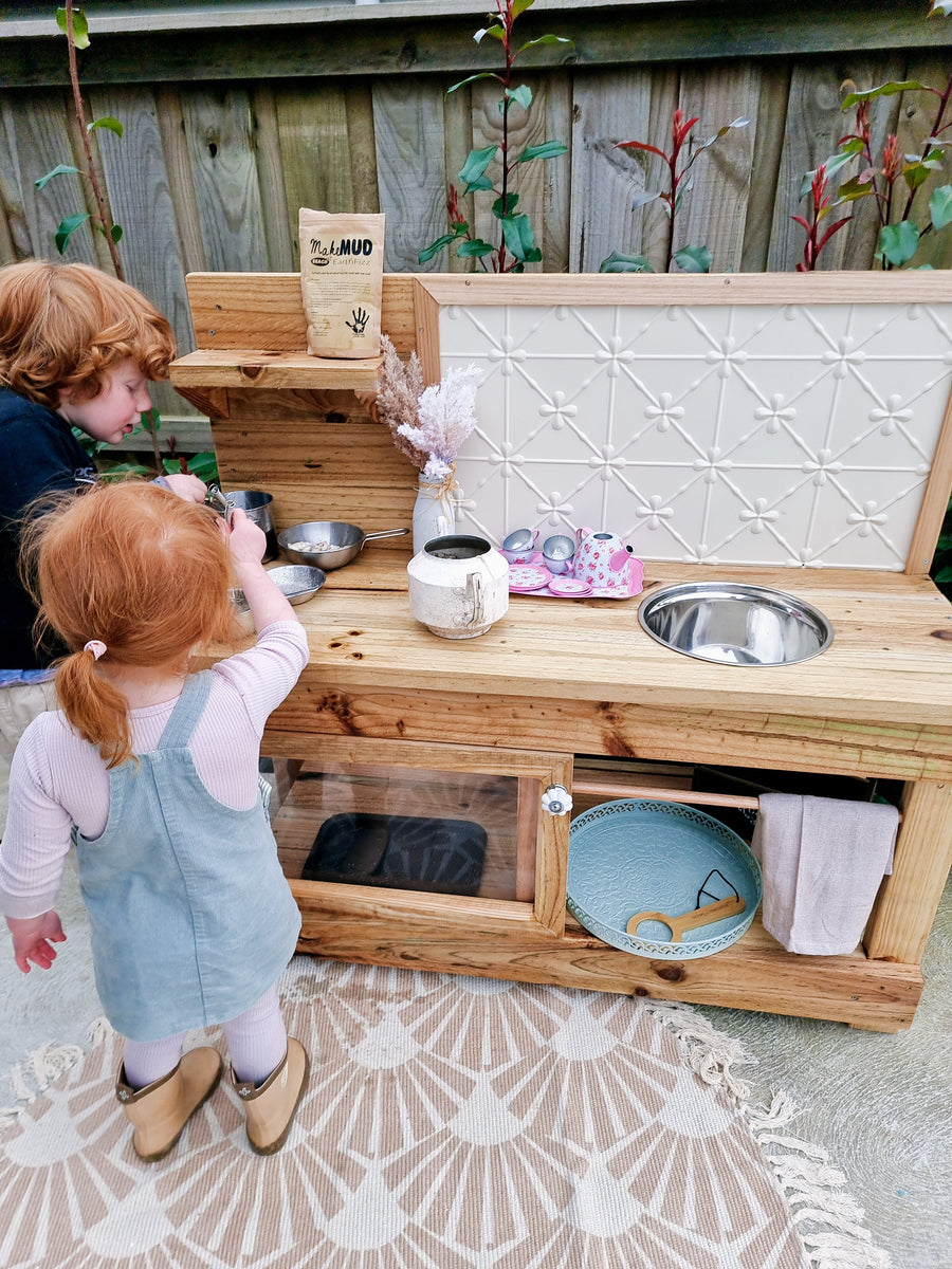 Little Hipster Kitchens Dimity Mud Kitchen ~ Children's Mud Kitchen ...
