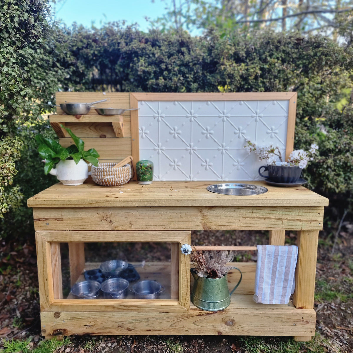 Little Hipster Kitchens Dimity Mud Kitchen ~ Children's Mud Kitchen ...